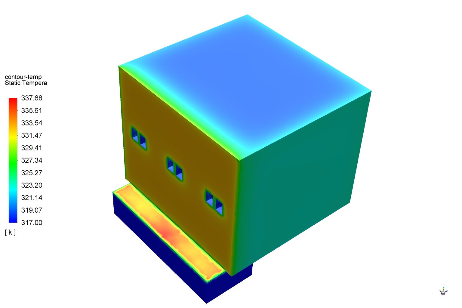 Ventilated Wall CFD Simulation: Solar Load & DPM Fluent
