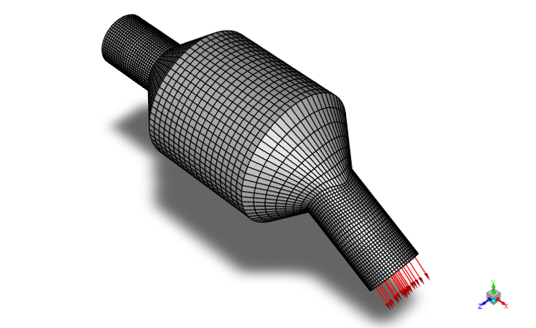 Porous Catalytic Converter CFD Simulation, ANSYS Fluent Training | CFDLAND