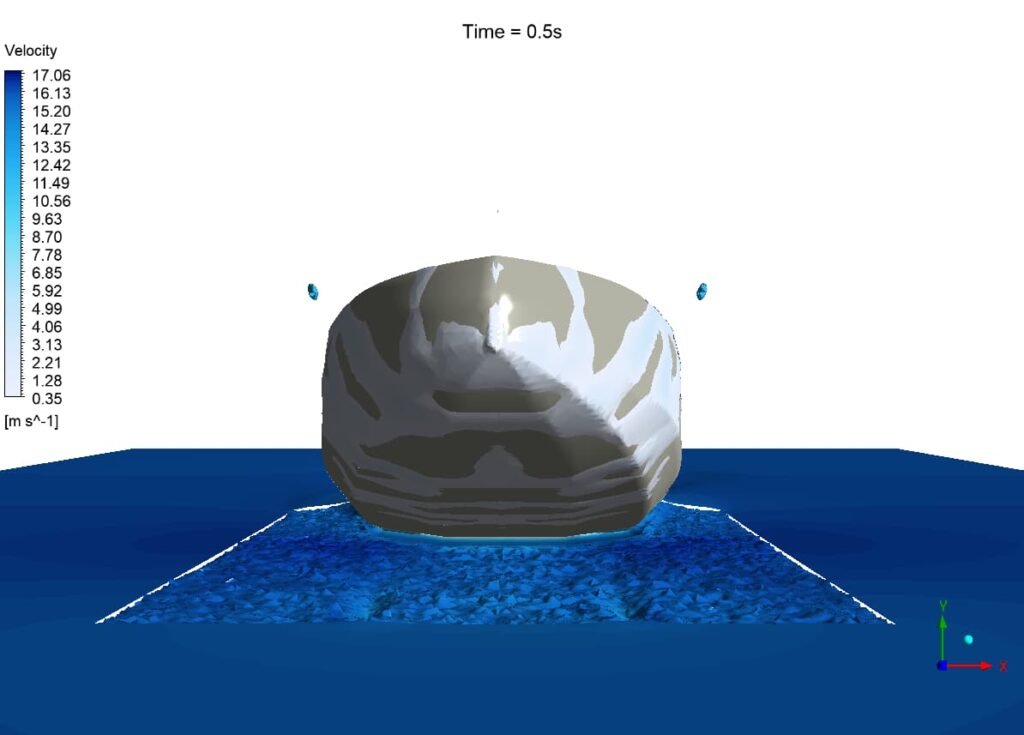 Boat Hull CFD Simulation: A Drag Force Study Using Dynamic Mesh | CFDLAND